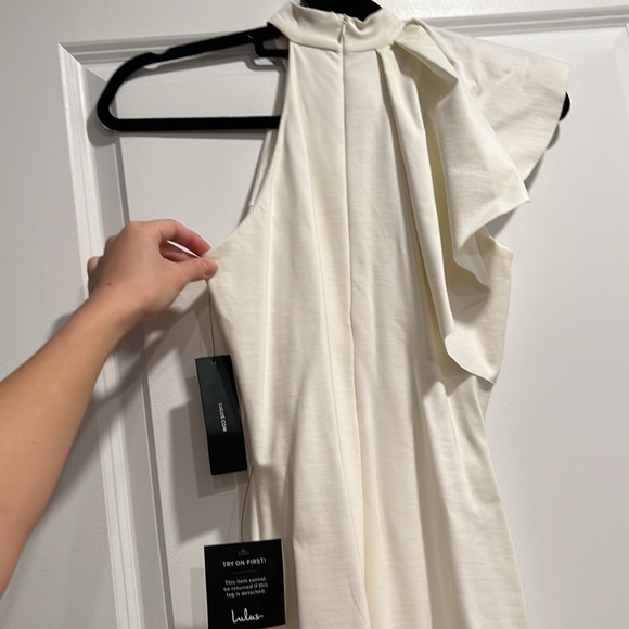 Lulus | Dresses | White Flutter Sleeve Dress | Poshmark